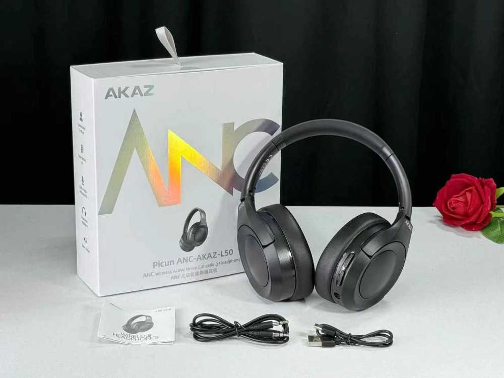 New Original AKAZ L50 Wireless Headphones | ANC Active Noise Cancellat ...