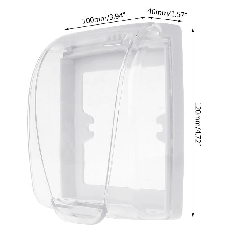 Plastic Wall Switch Waterproof Cover, Wall Socket Waterproof Box Board ...
